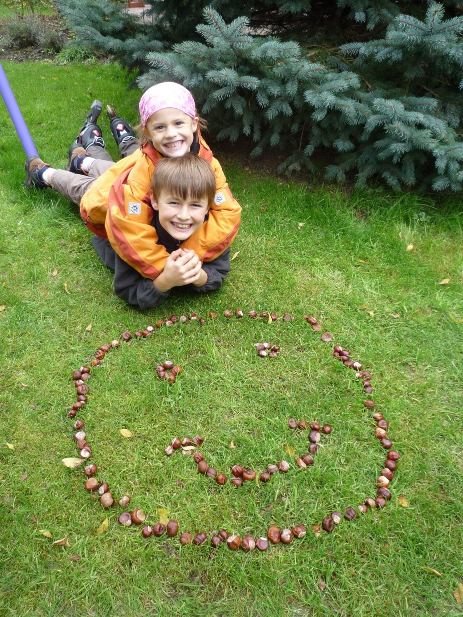Ein Smiley im Garten - Hemer