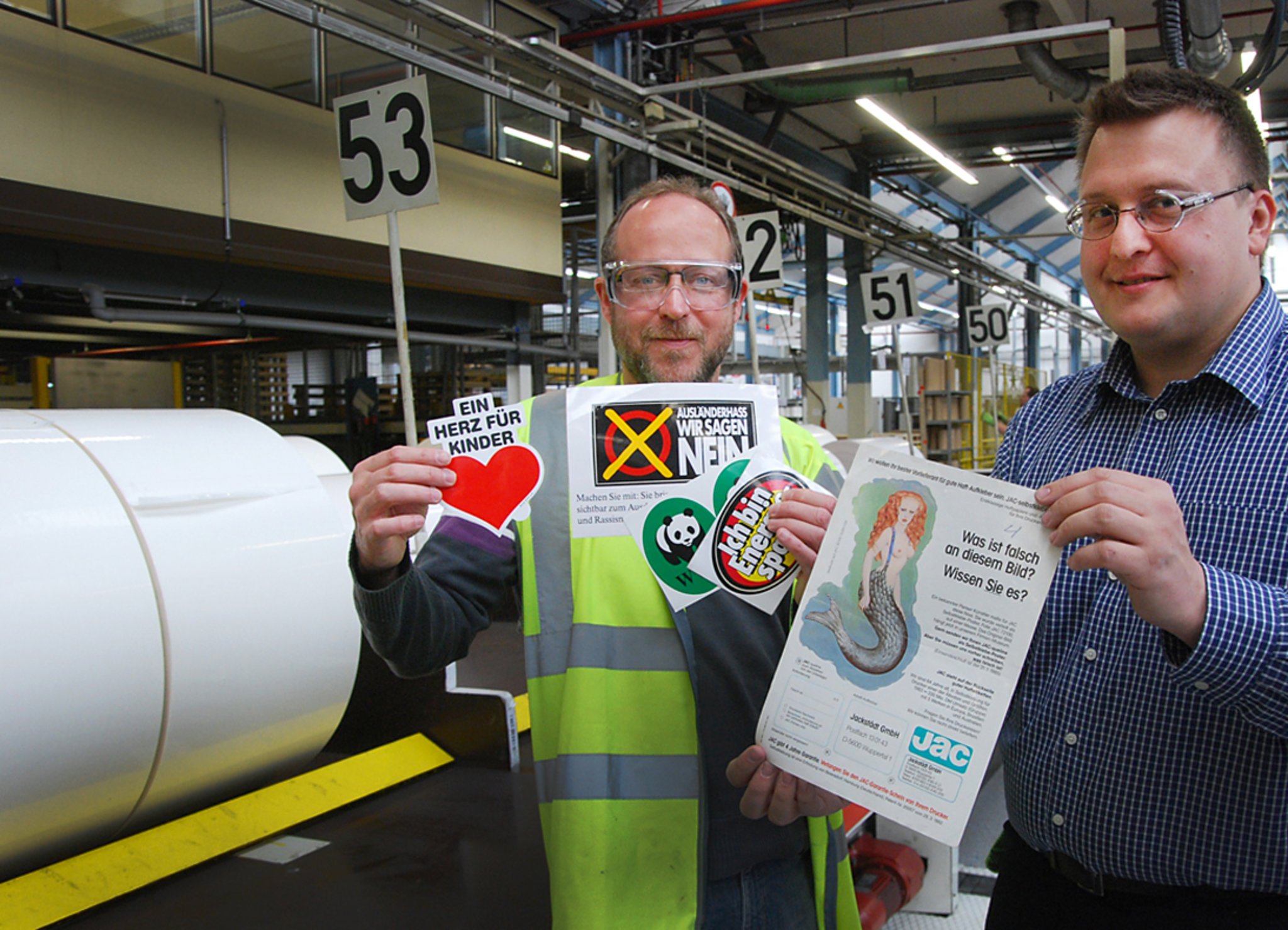 Grundmaterial für die Aufkleber-Sammlung - Gevelsberg