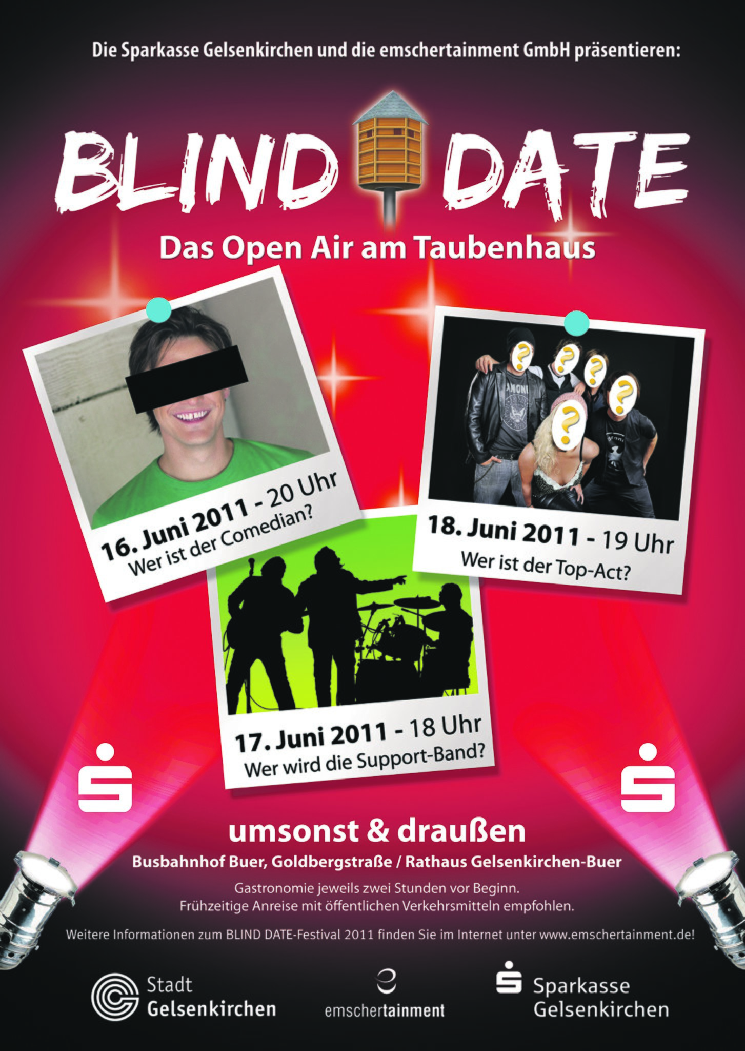 Blind Date: Die sechs Bands für den großen Unplugged-Bandcontest stehen ...