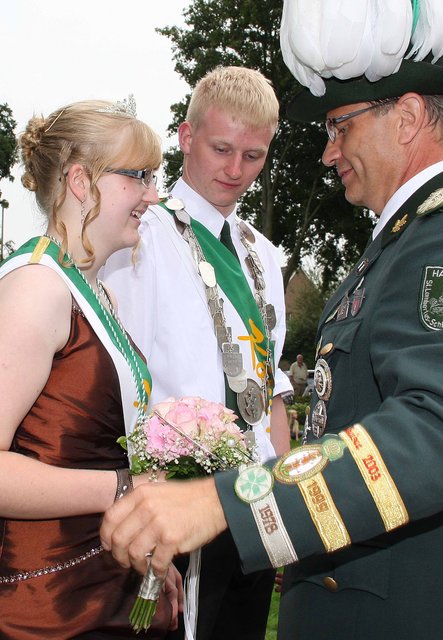 Thomas und Anja Ostendorf, das neue Königspaar in Haffen! - Rees