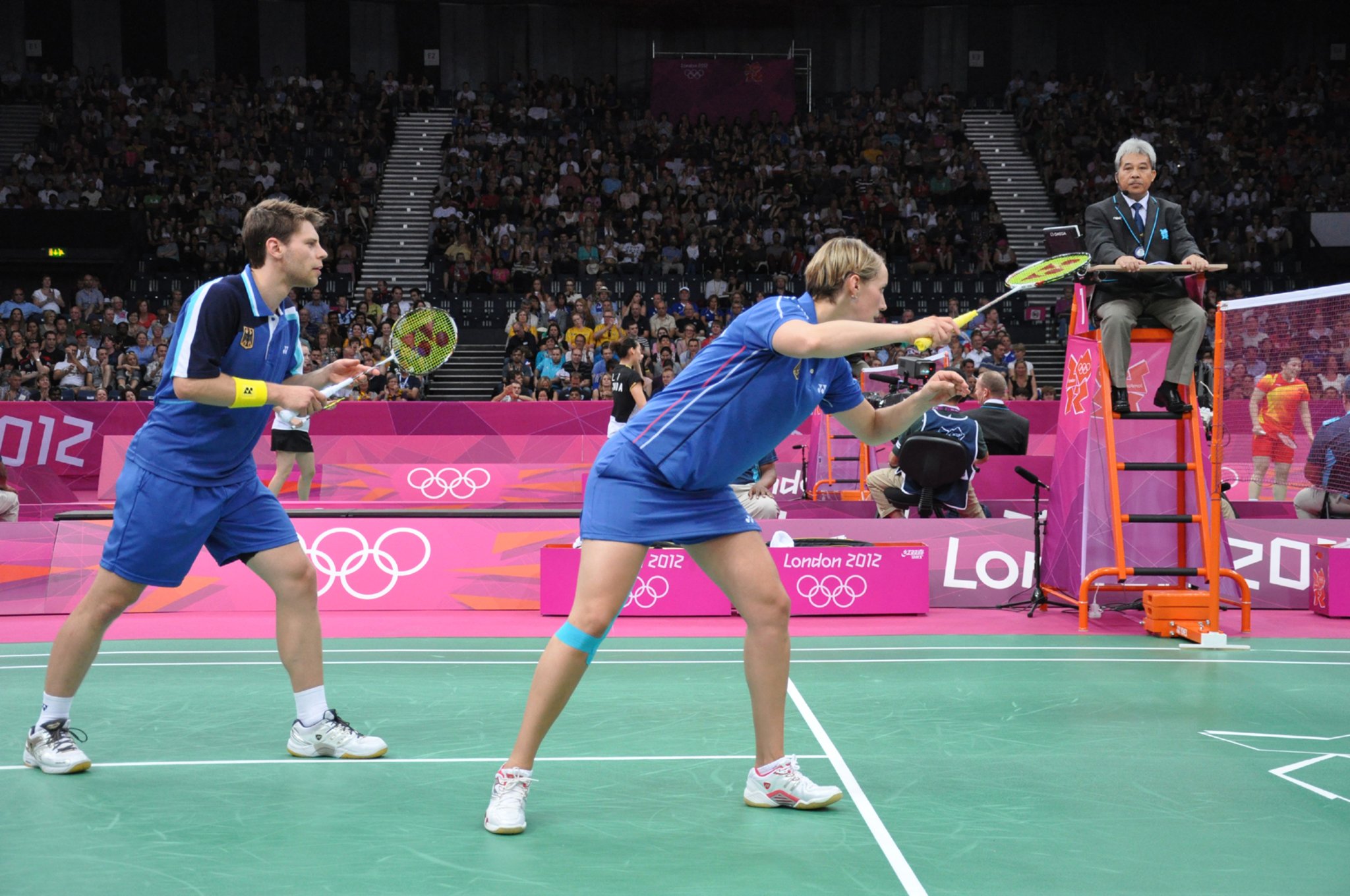 Olympische Spiele London: Badmintondoppel Birgit Michels und Michael ...
