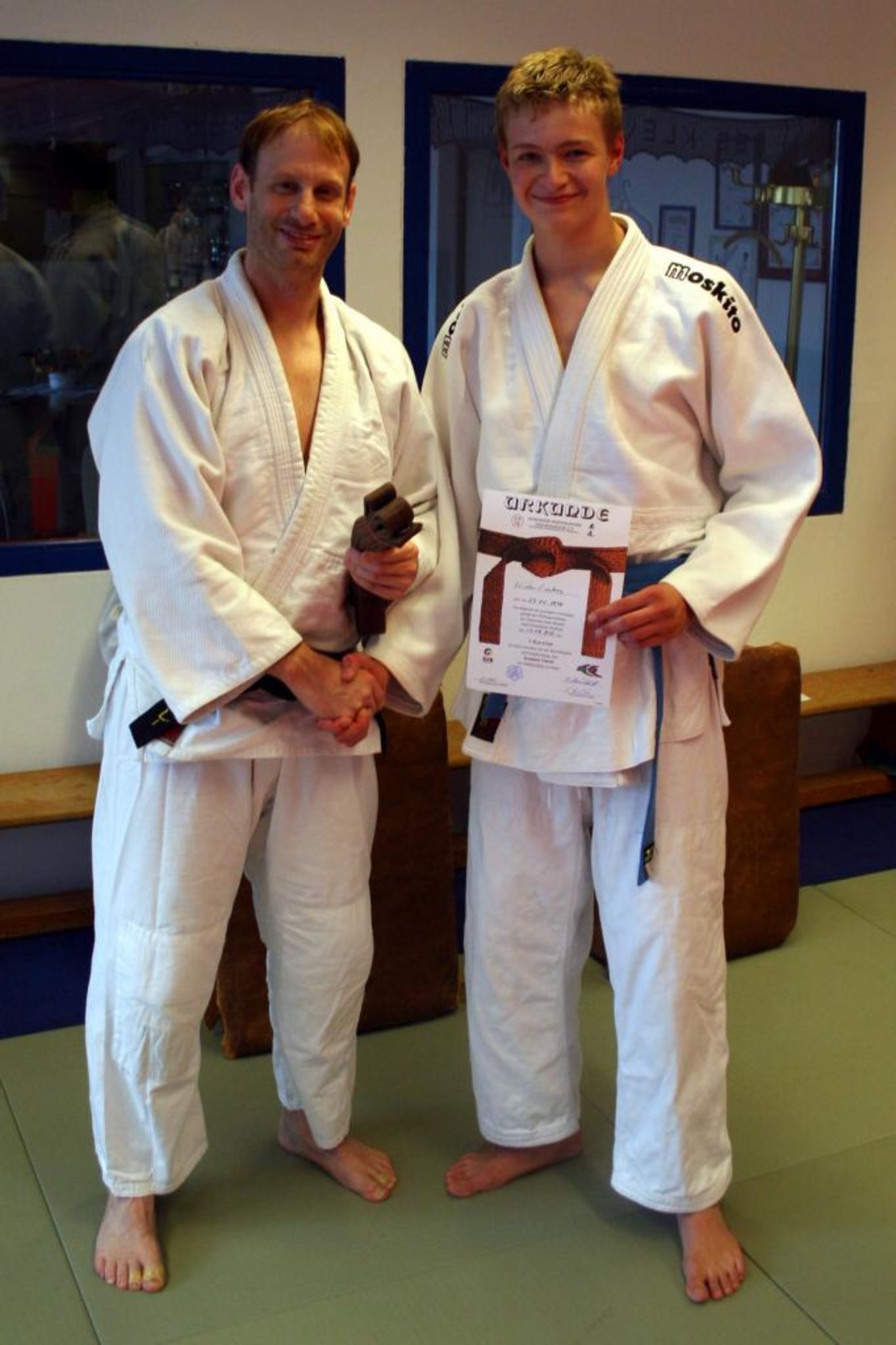 Tristan Lankes erreicht den ersten Kyu - Rees