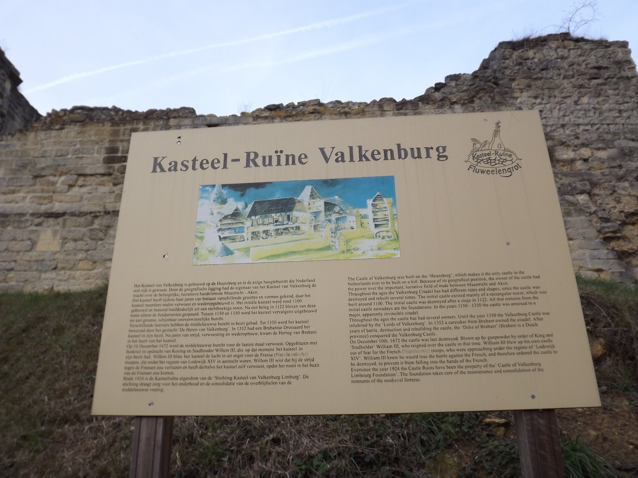 Kasteel Ruine in Valkenburg / Niederlande ! - Schwerte
