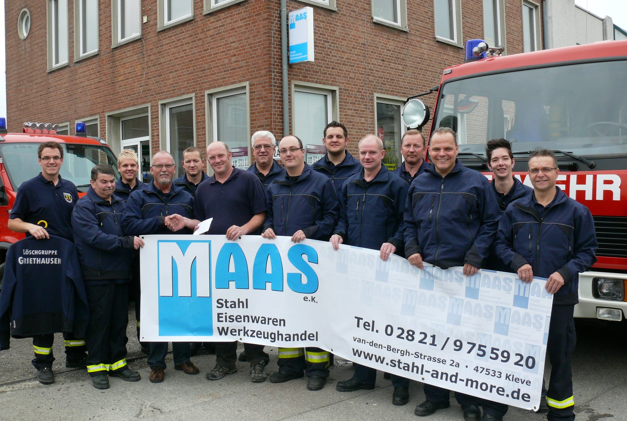 Patrick Maas: "Freund der Feuerwehr" - Kleve