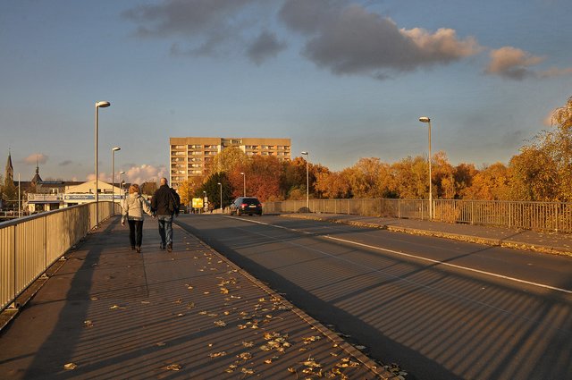Ein Spaziergang an der Ruhr in Essen-Steele. - Essen-Steele