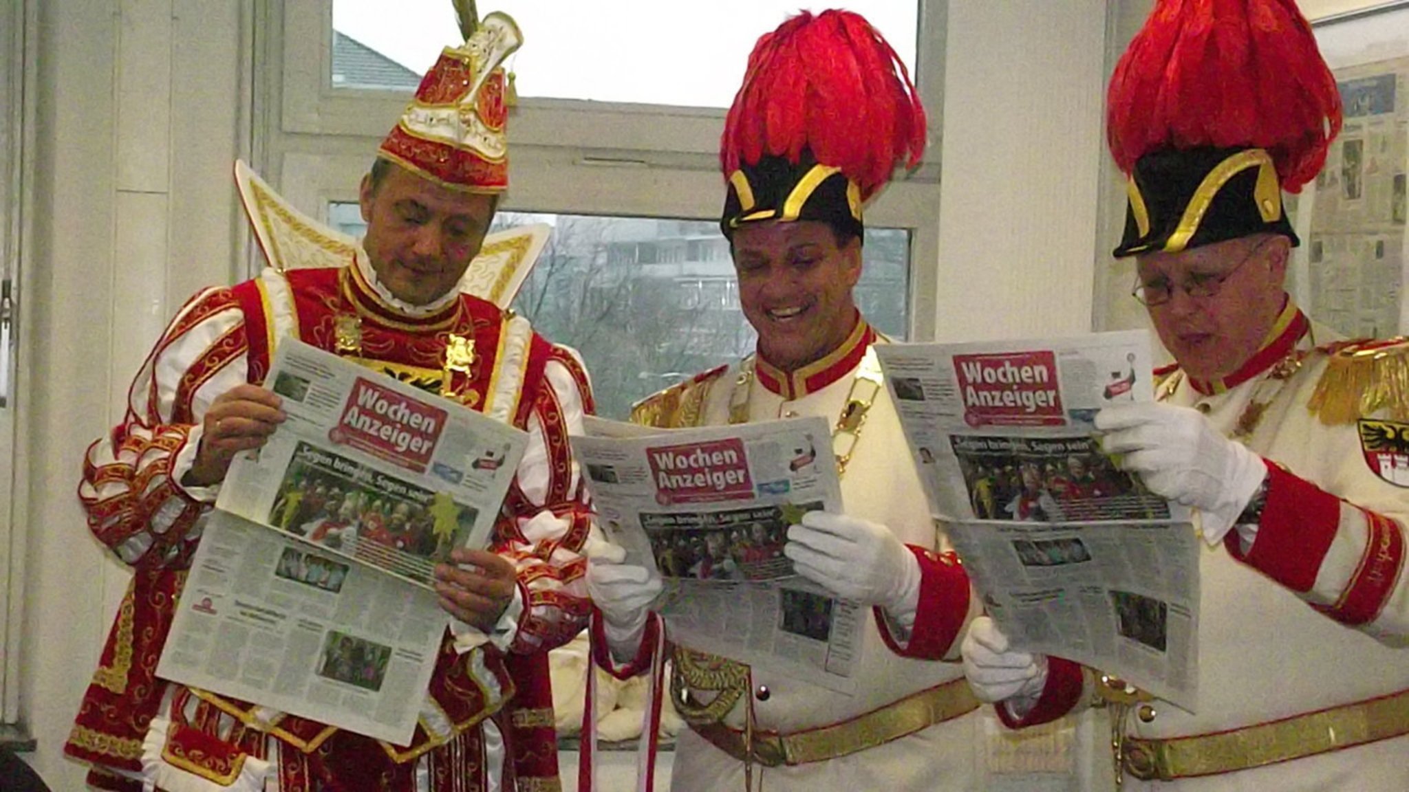 Duisburgs Tollitäten Prinz Dirk II. und Kinderprinz Nico I. besuchten ...