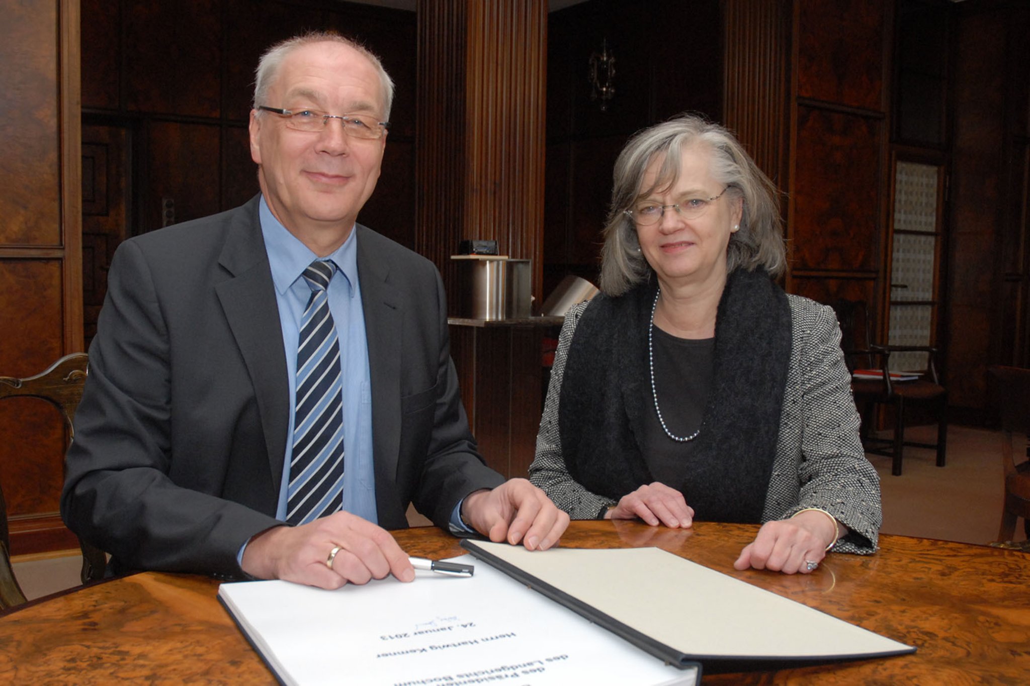 Landgerichtspräsident besucht Rathaus - Bochum
