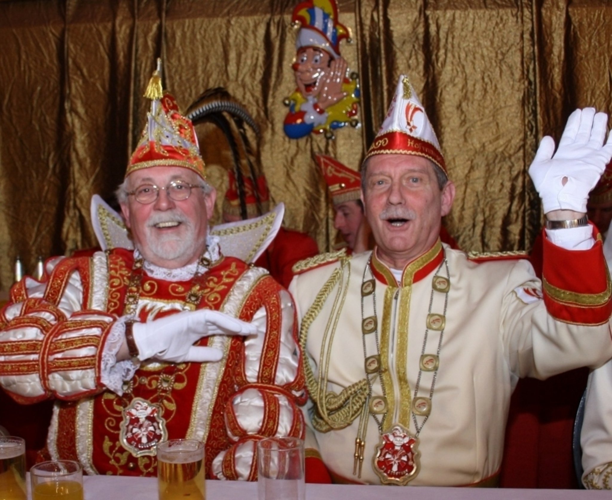 Prinz Klaus I und Hofmarschall Werner regieren jetzt die SERMER NARREN ...