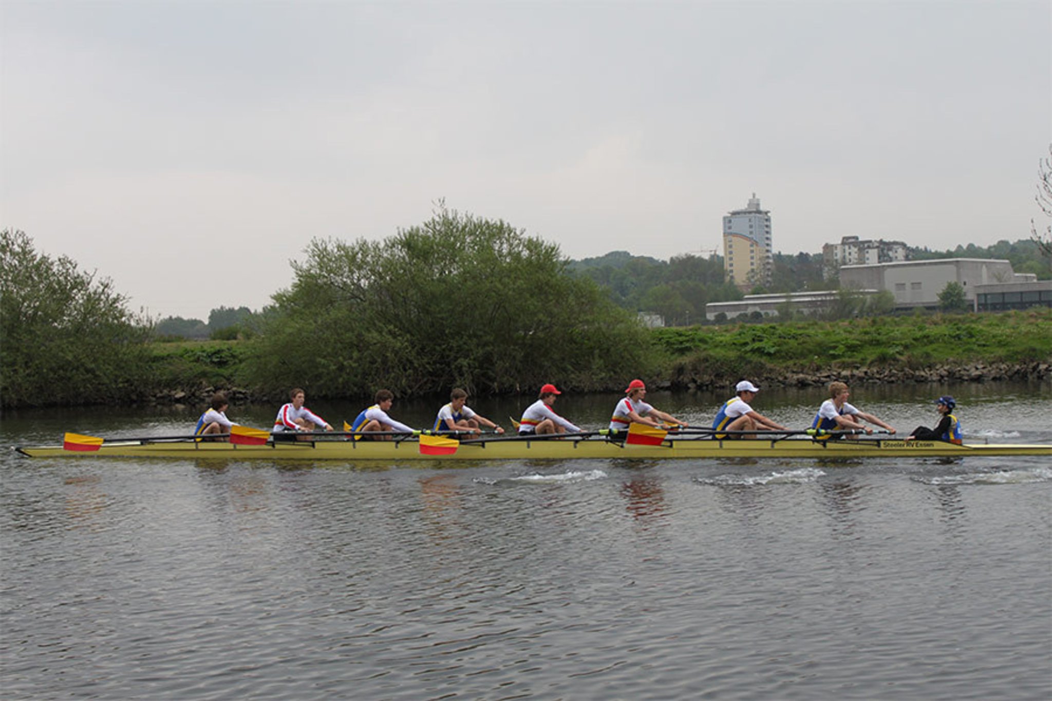 Erfolgreiche Junioren-Ruderer - Essen-Steele