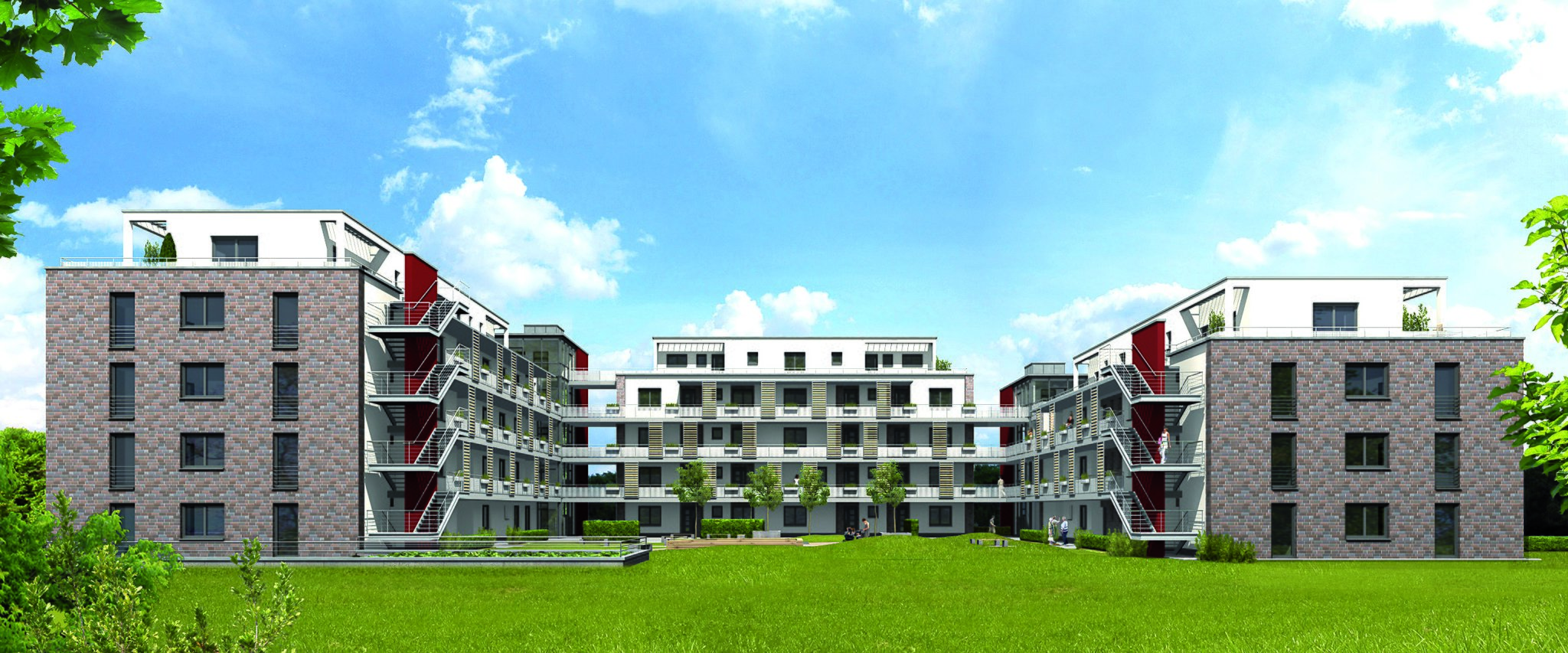 Baubeginn der Gartenhöfe Saarn - Mülheim an der Ruhr