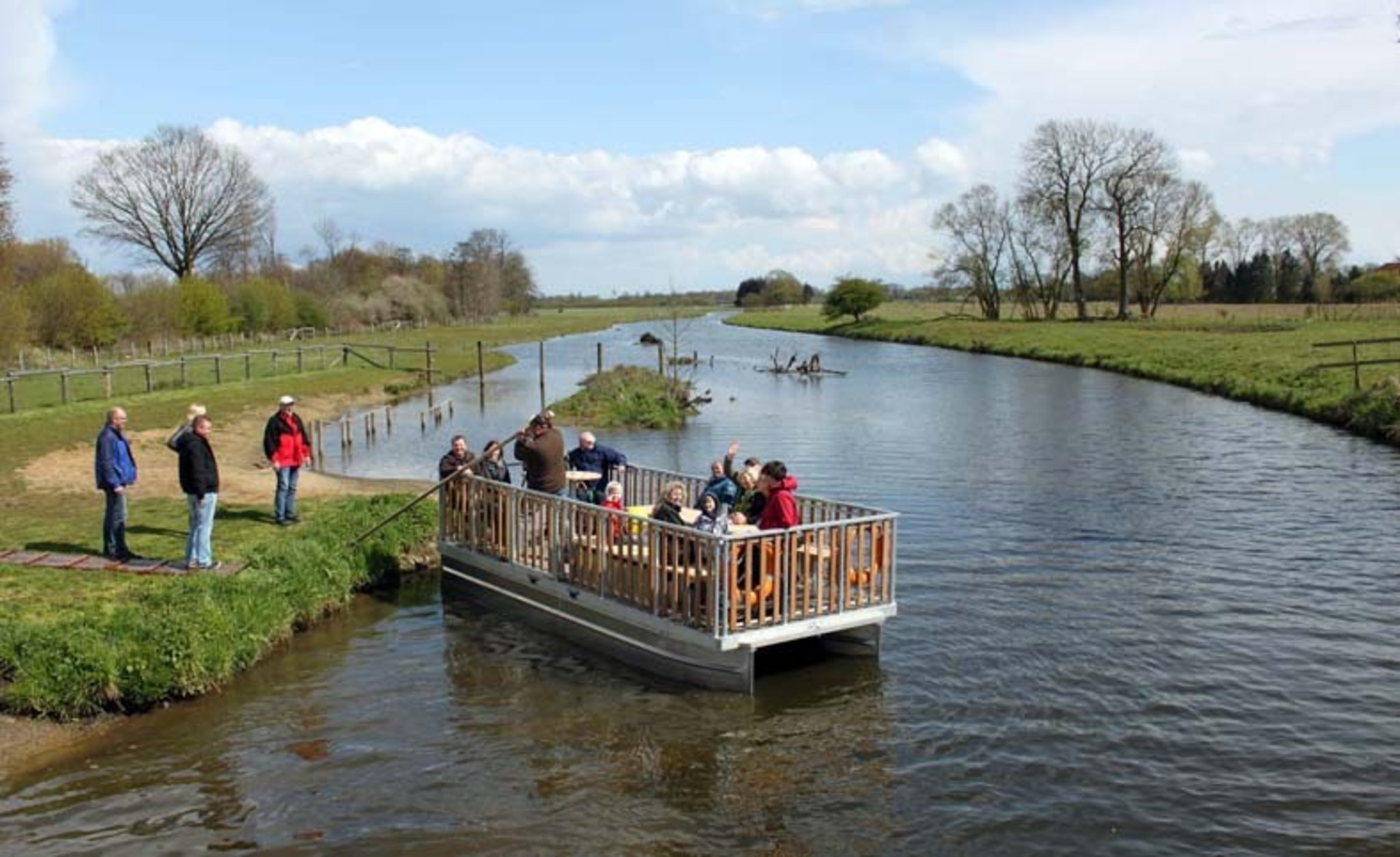 Floßfahren auf der Stever - Olfen