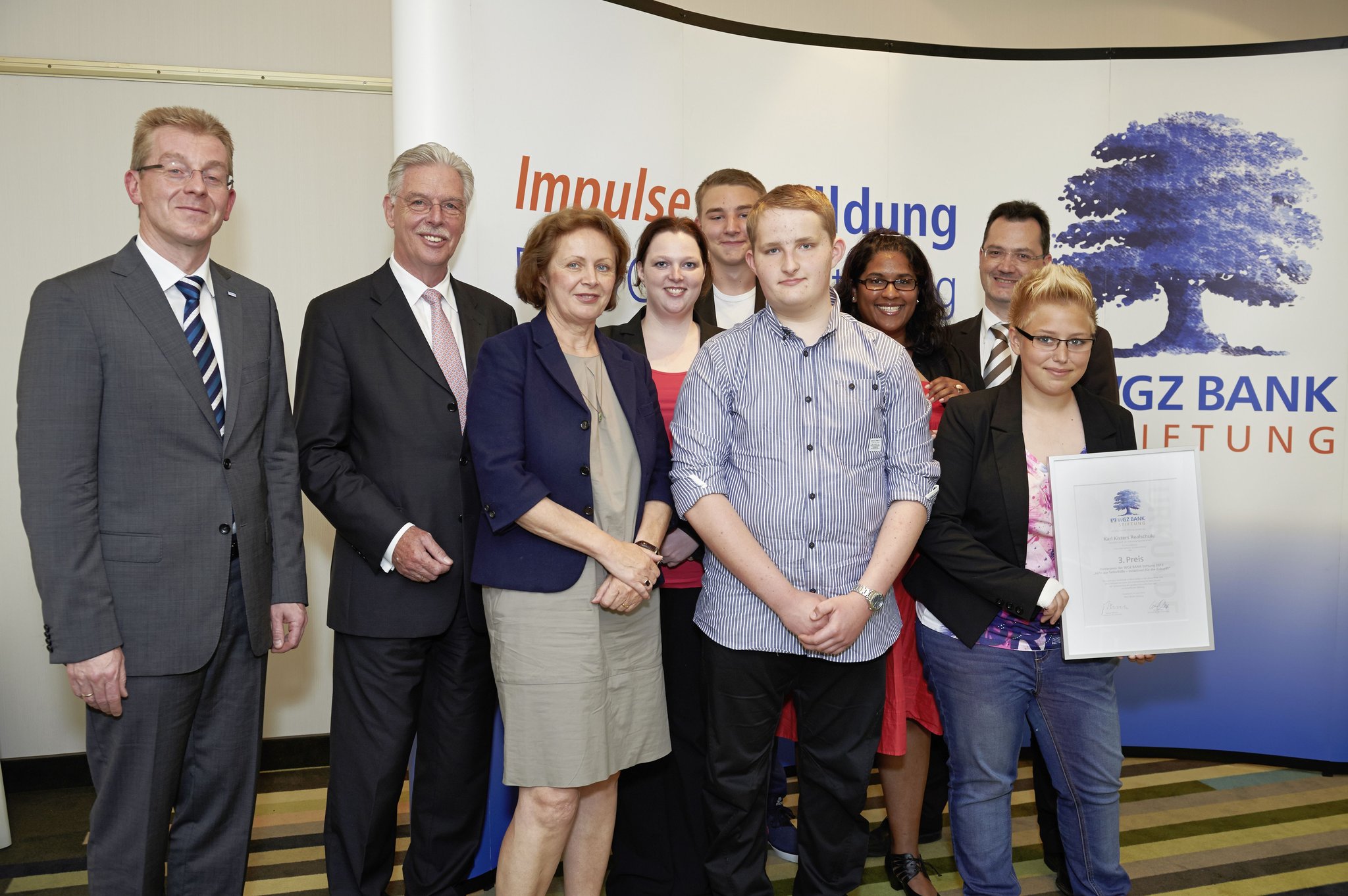 Förderpreis der WGZ Bank für die Karl Kisters Realschule - Kleve