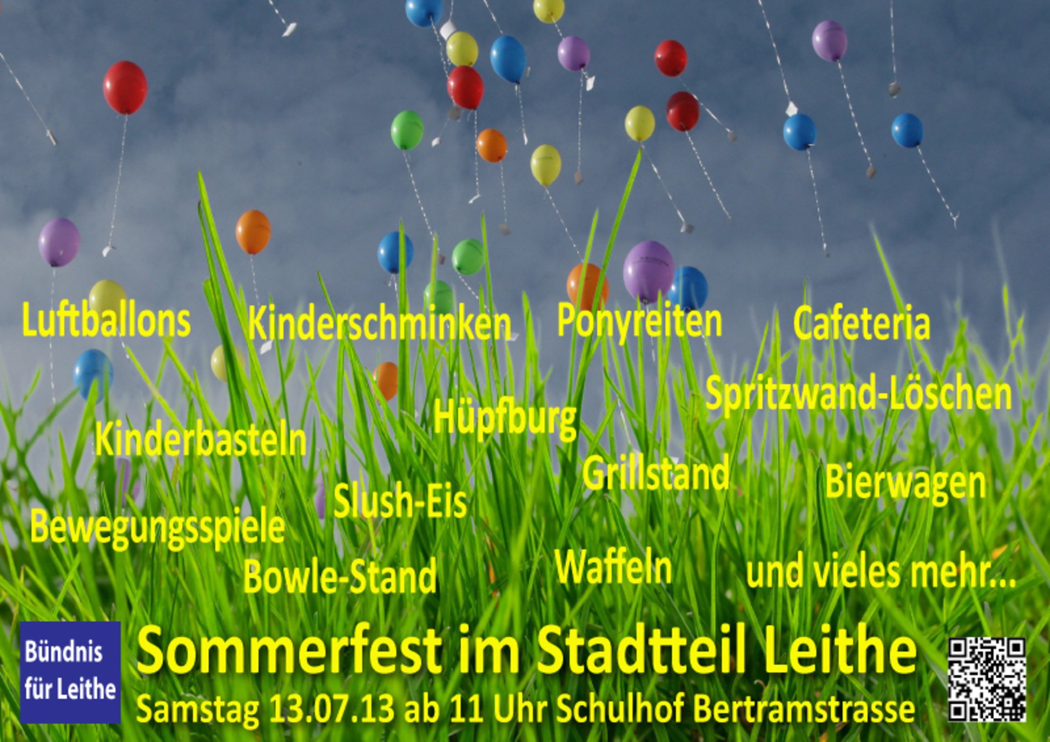 Bündnis für Leithe lädt zum Sommerfest im Stadtteil Leithe ein ...
