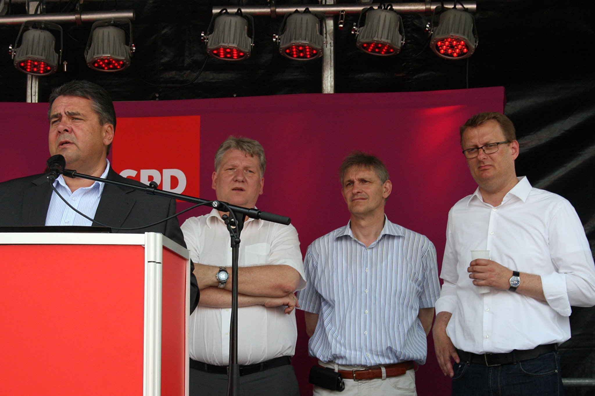 150 Jahre SPD - Sigmar Gabriel Festredner in Unna - Unna