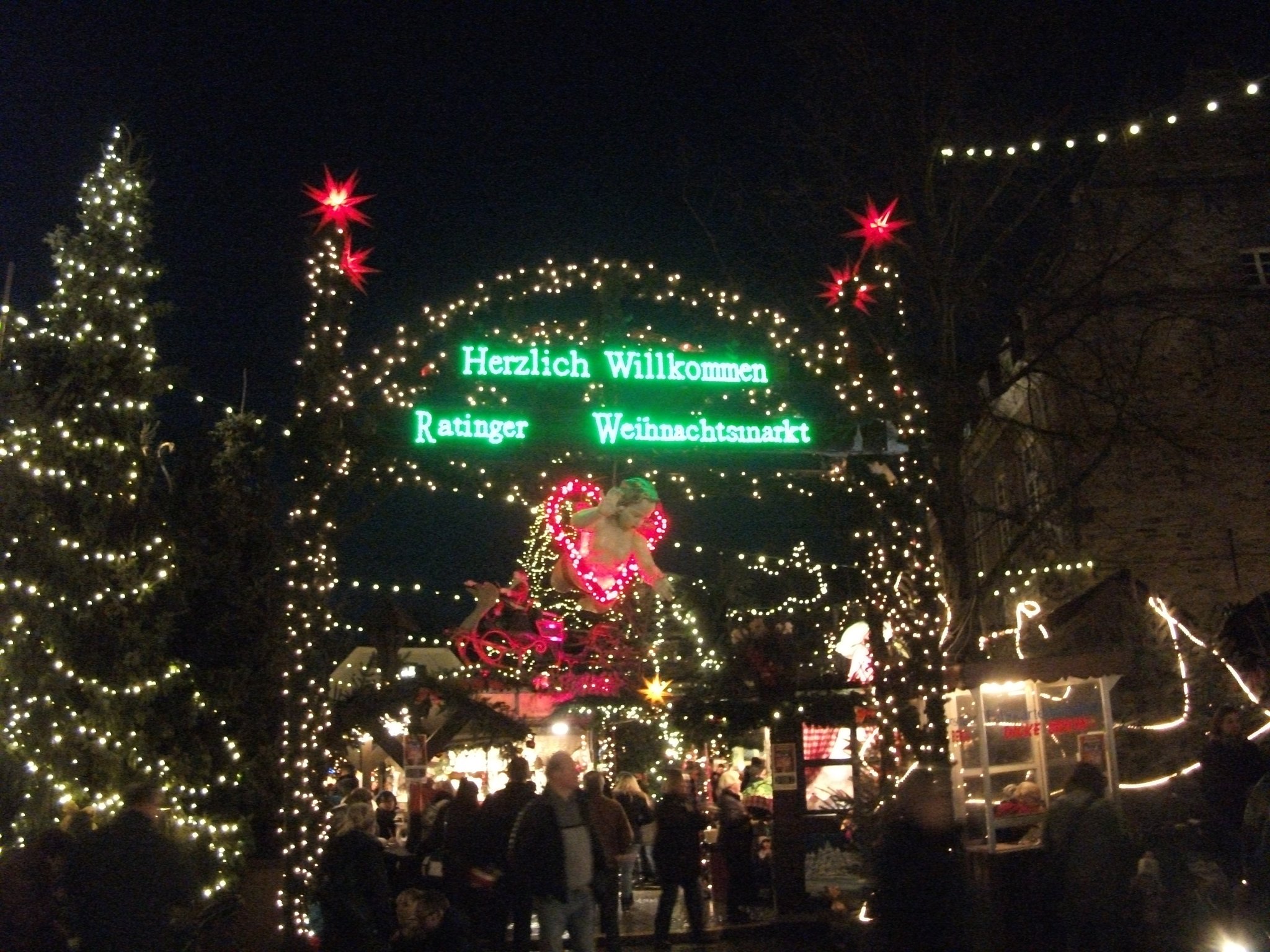Besuch auf dem Weihnachtsmarkt in Ratingen - Düsseldorf