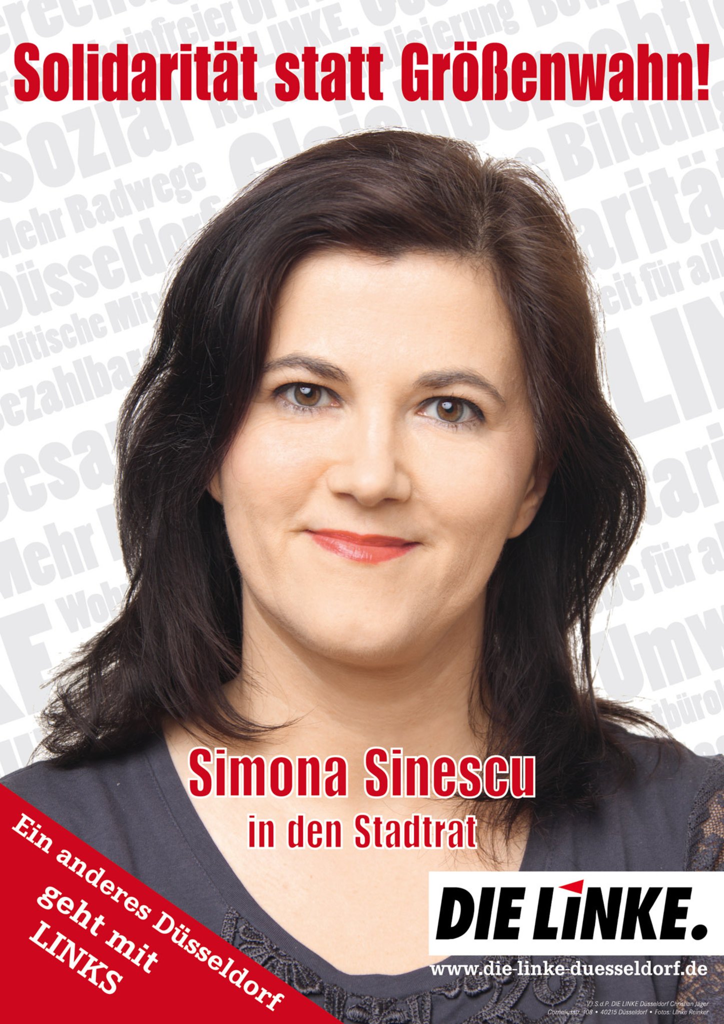 Die Linke Kleinparteitag in Düsseldorf hat mit Größen Mehrheit ...