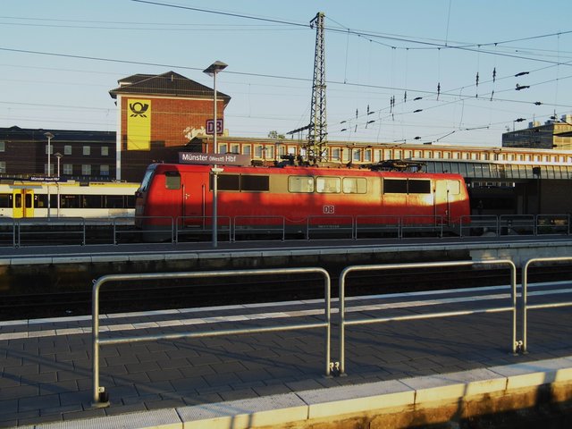 Eisenbahn Nostalgie am Hauptbahnhof Münster - Dorsten