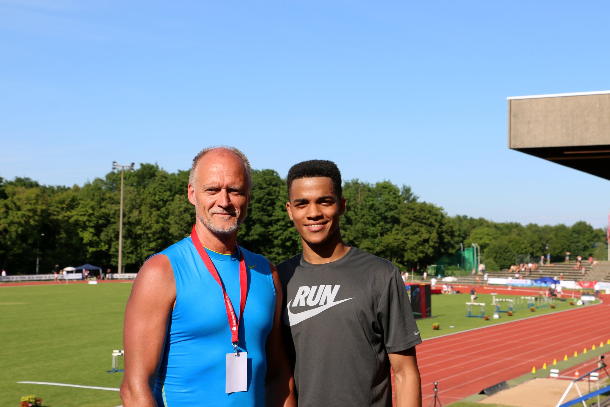 Joshua Abuaku läuft mit Bestzeit auf Platz zwei - Oberhausen