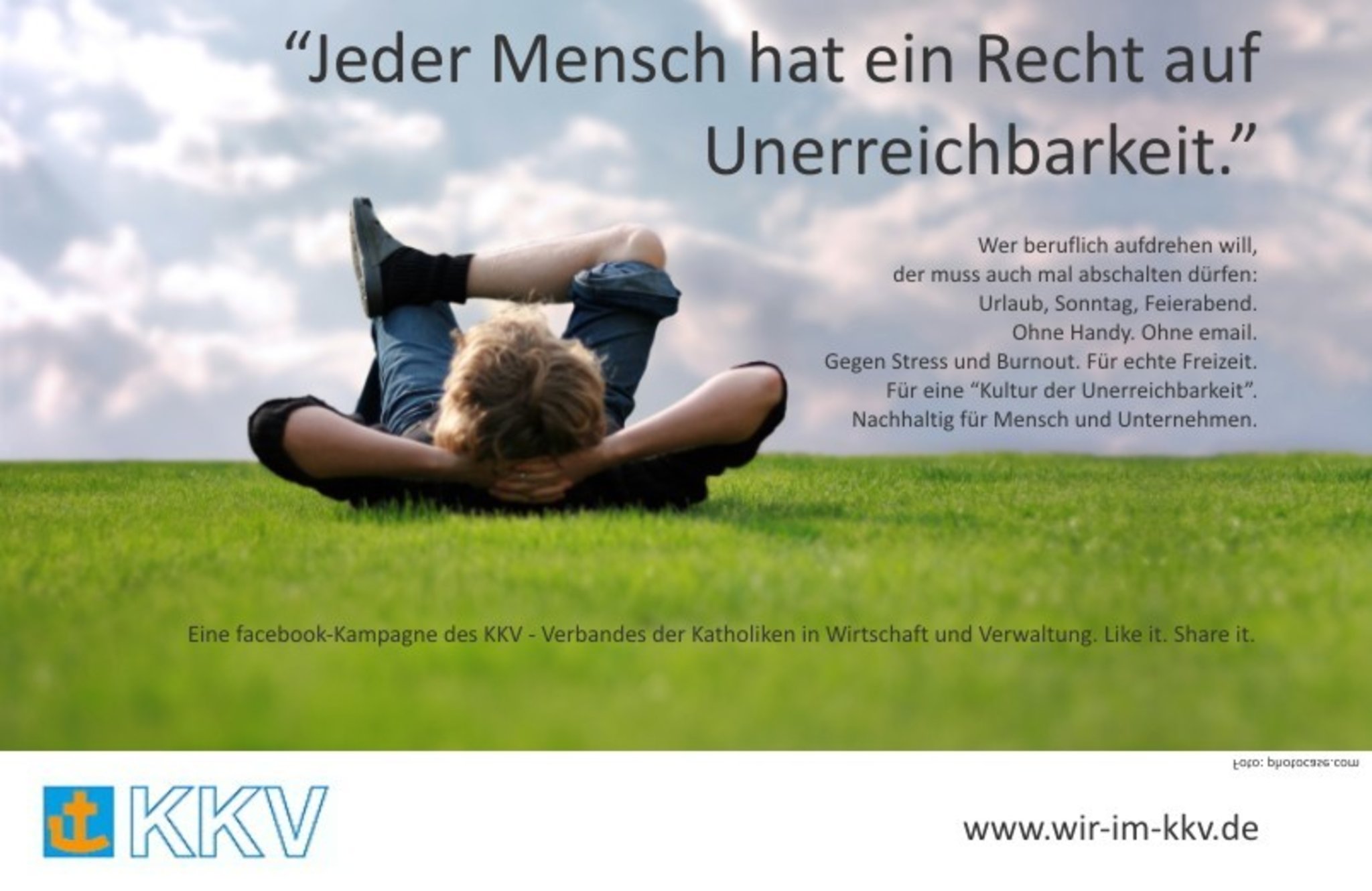 KKV: „Mensch bleib im Gleichgewicht – Mut zur Balance zwischen Arbeit ...