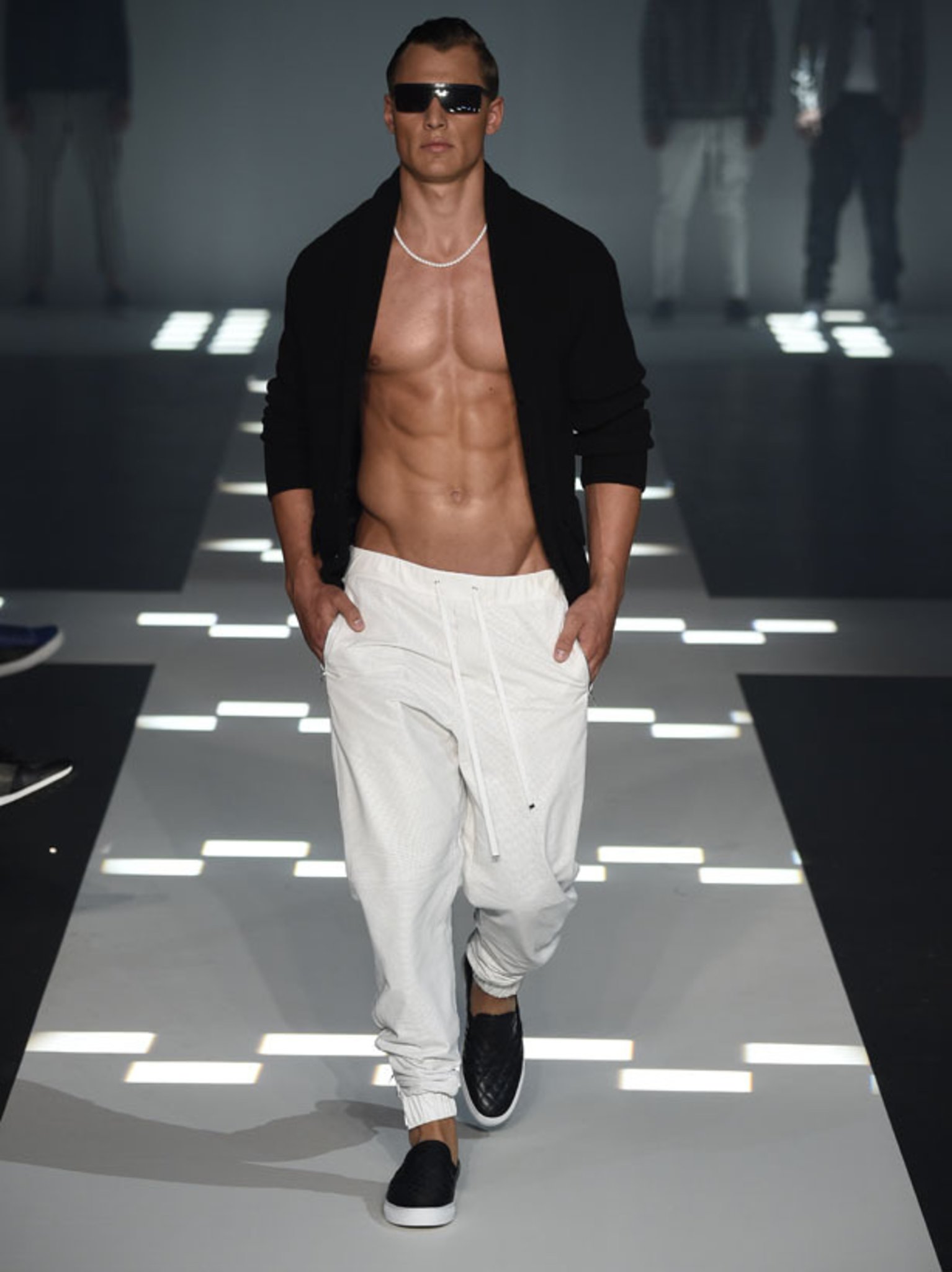 Claudio Breitscheidel bei der Fashion Week in Berlin - Hemer