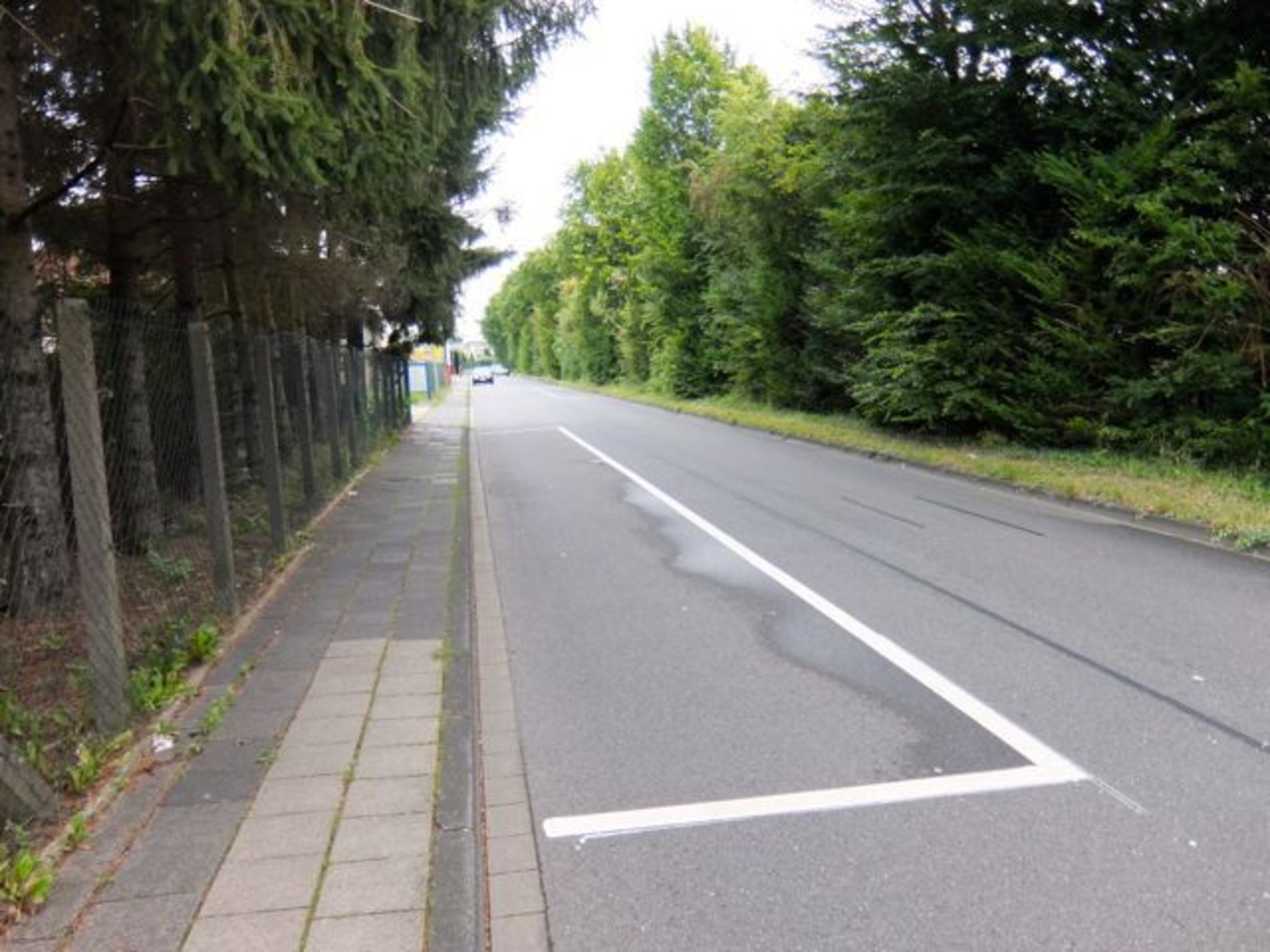 Sie Haben Auf Einem Parkstreifen