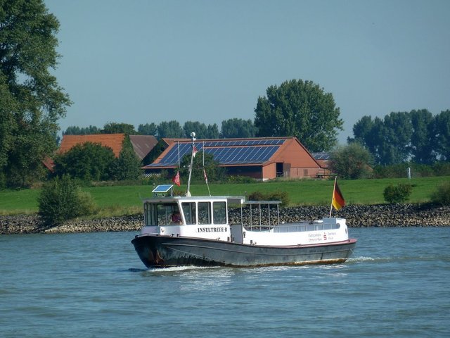 Grieth am Rhein, ein altes Fischer- und Schifferstädtchen ...