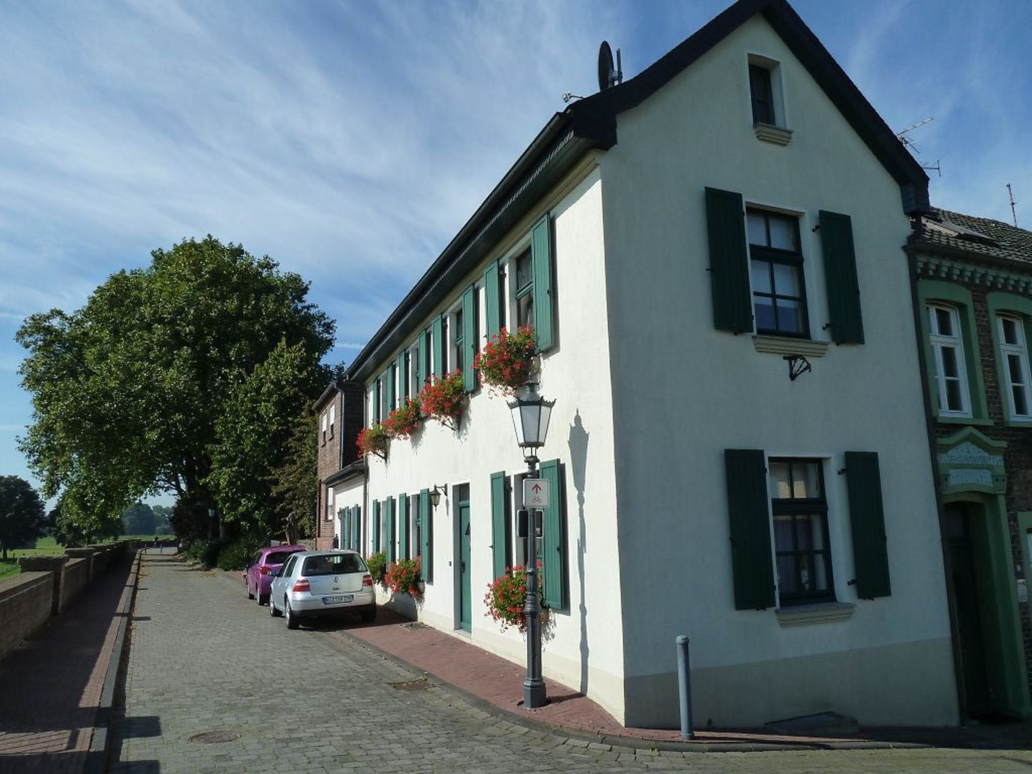 Grieth am Rhein, ein altes Fischer- und Schifferstädtchen ...