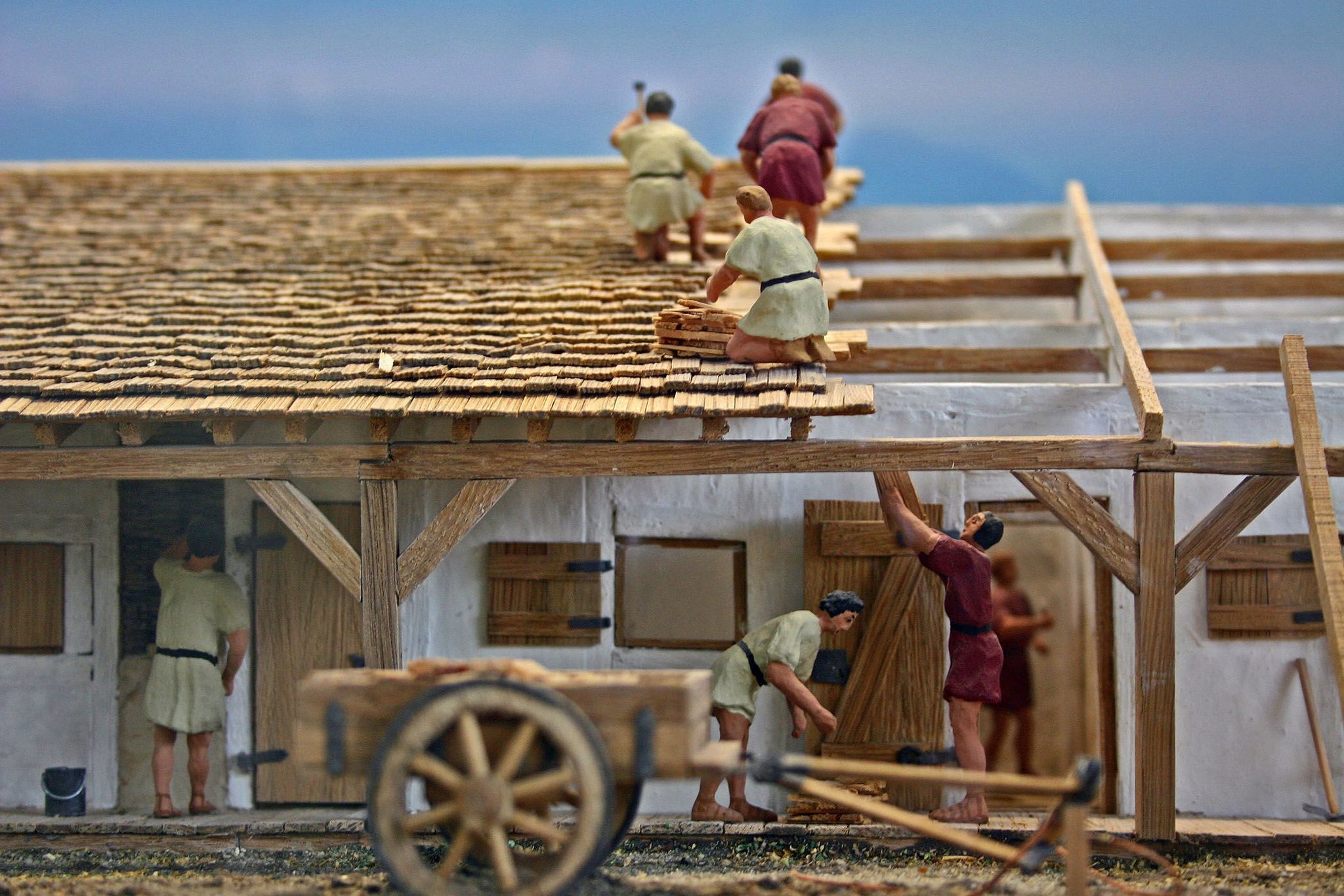 Eine Stunde lang Handwerker der Legion sein im LWL-Römermuseum - Marl