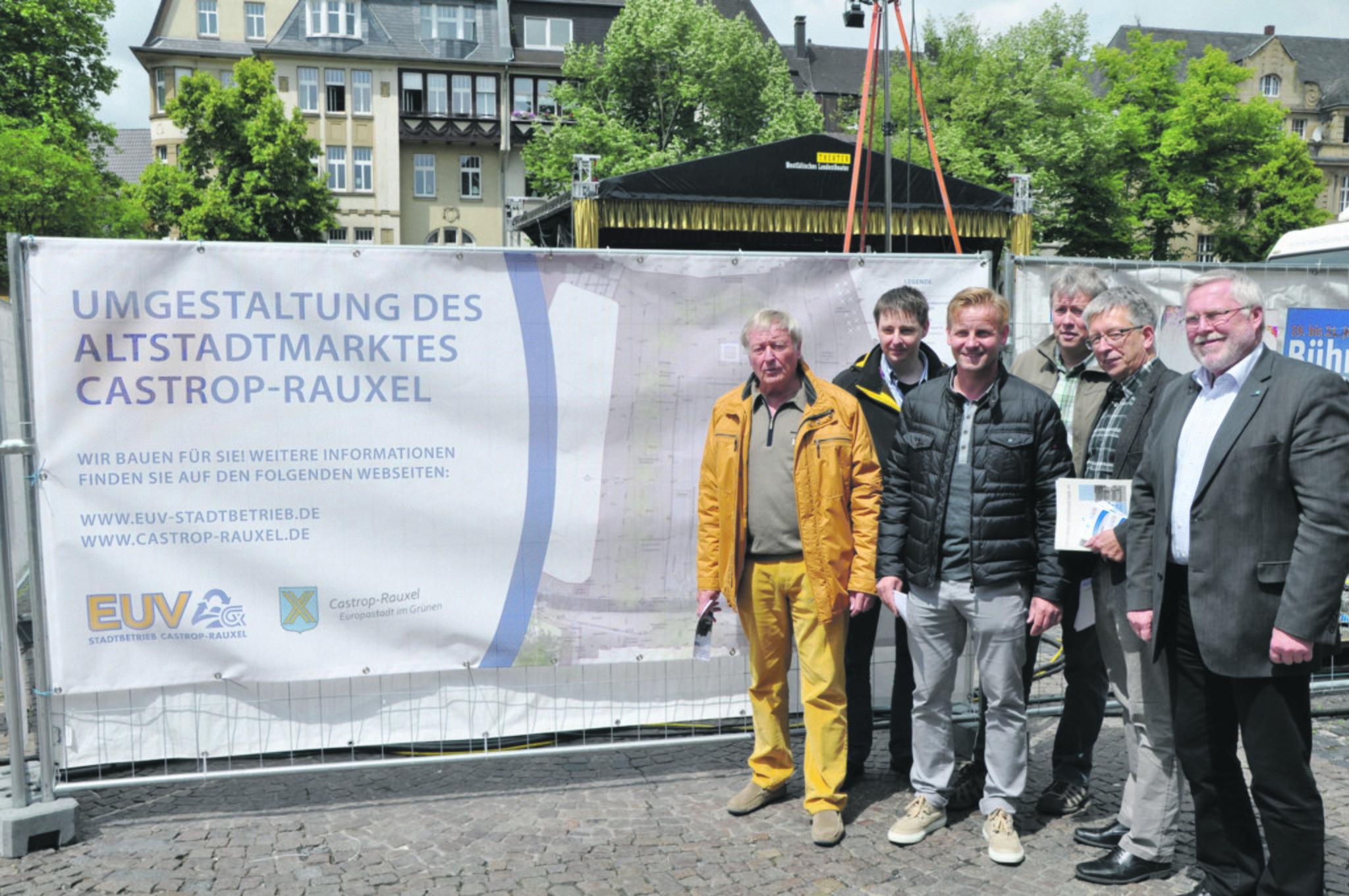 Die Bagger rollen zum Altstadtmarkt - Castrop-Rauxel