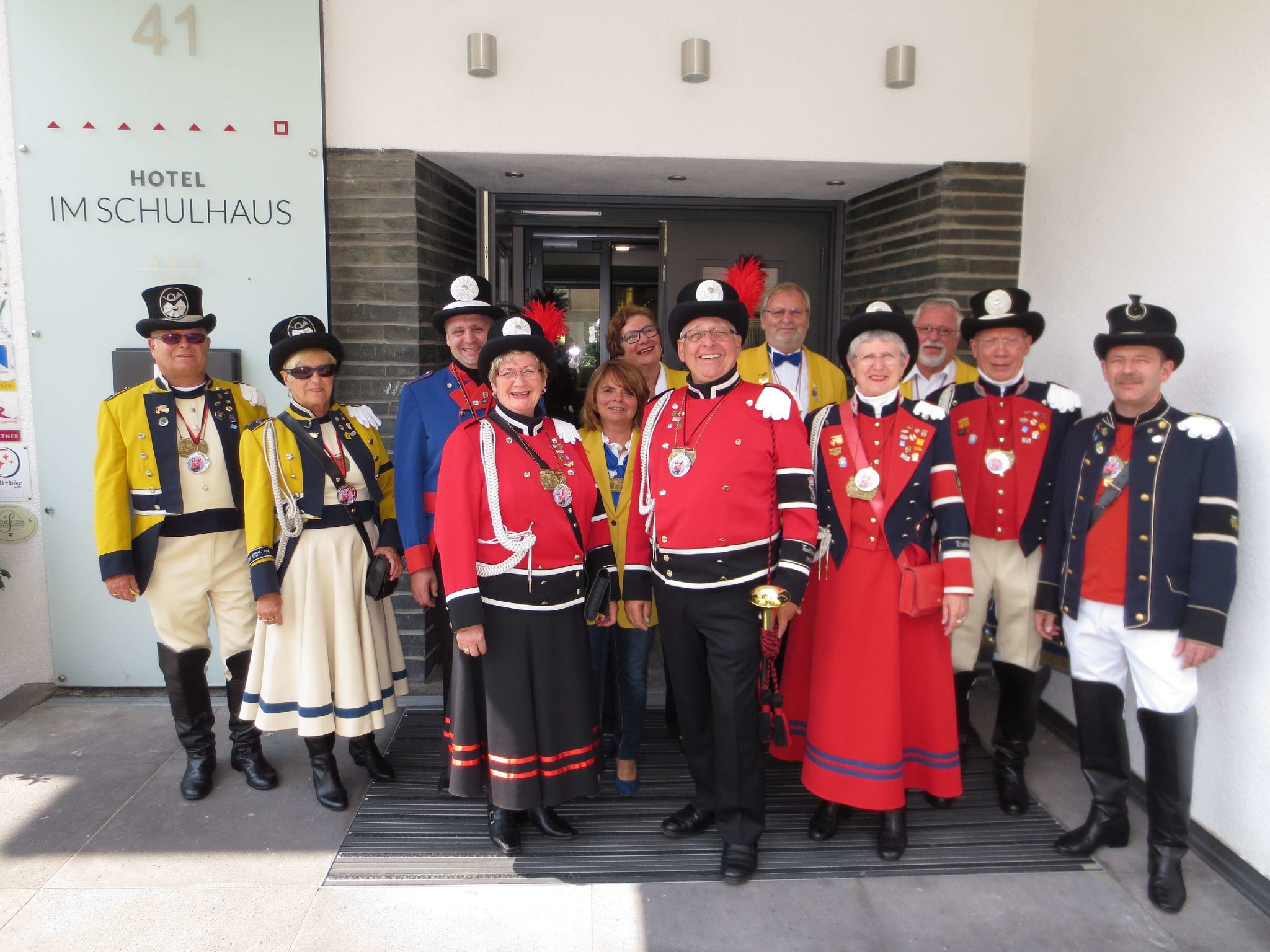 Die Kutschergarde der Postalia on Tour - Langenfeld (Rheinland)
