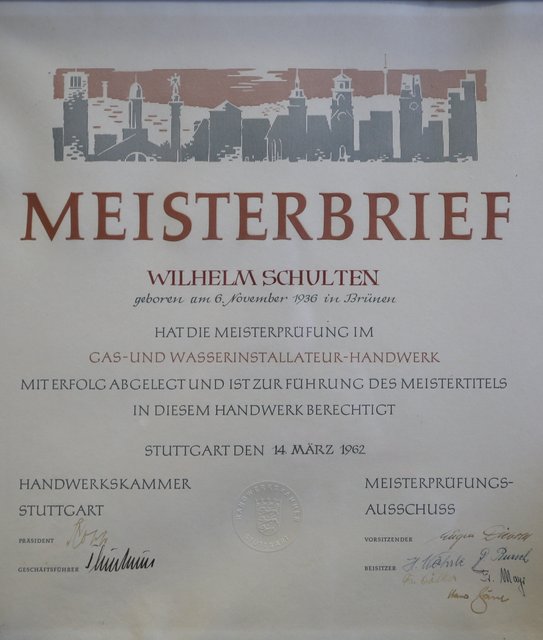 Goldener Meisterbrief - Thema