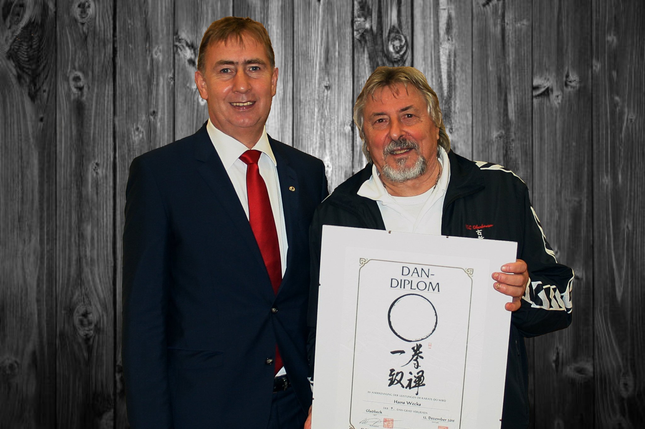 Hans Wecks wird in die höchste Riege der Dan-Träger Deutschland`s ...