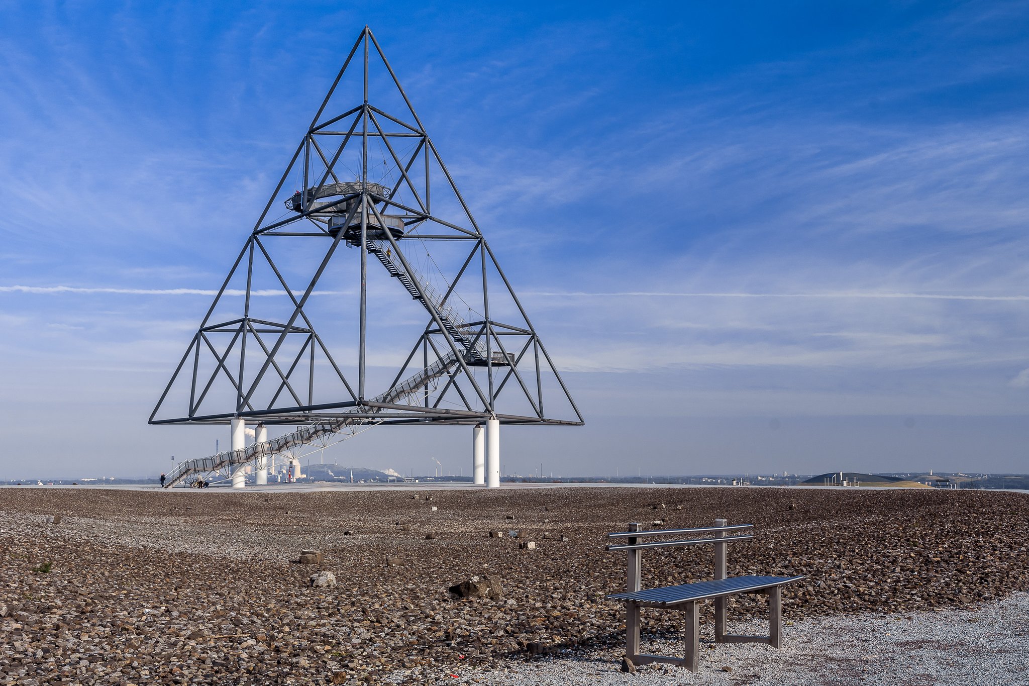 Auf der Halde Beckstraße in Bottrop (Tetraeder) - Castrop-Rauxel