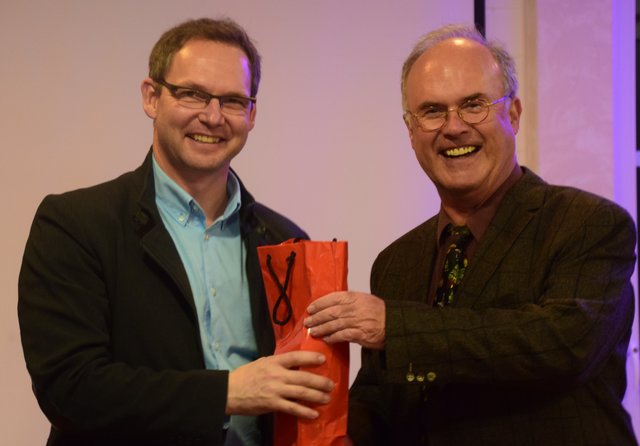 Bürgermeister Dirk Buschmann bei der Siedlergemeinschaft Hünxe - Hünxe