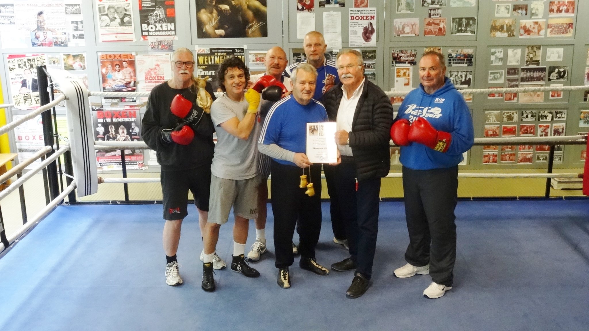 Ehrenfried Hübner erhielt DBS-Jubiläumsurkunde - Dortmund-City