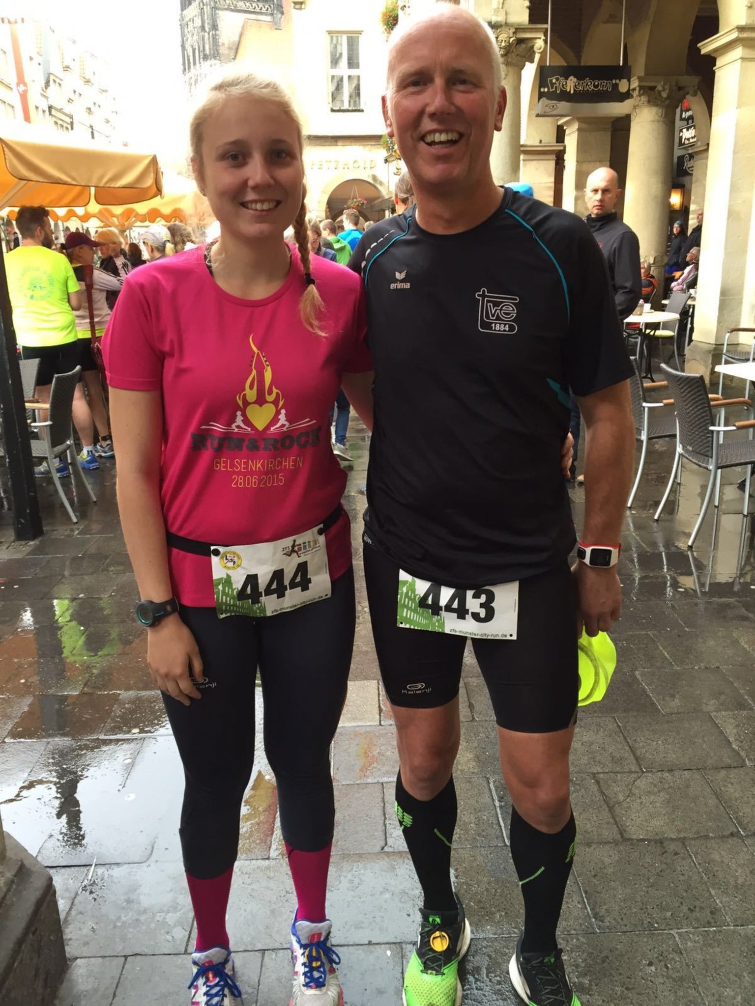 LAURA DIECKMANN MIT ERSTPLAZIERUNG BEIM MÜNSTER CITY RUN - Gladbeck
