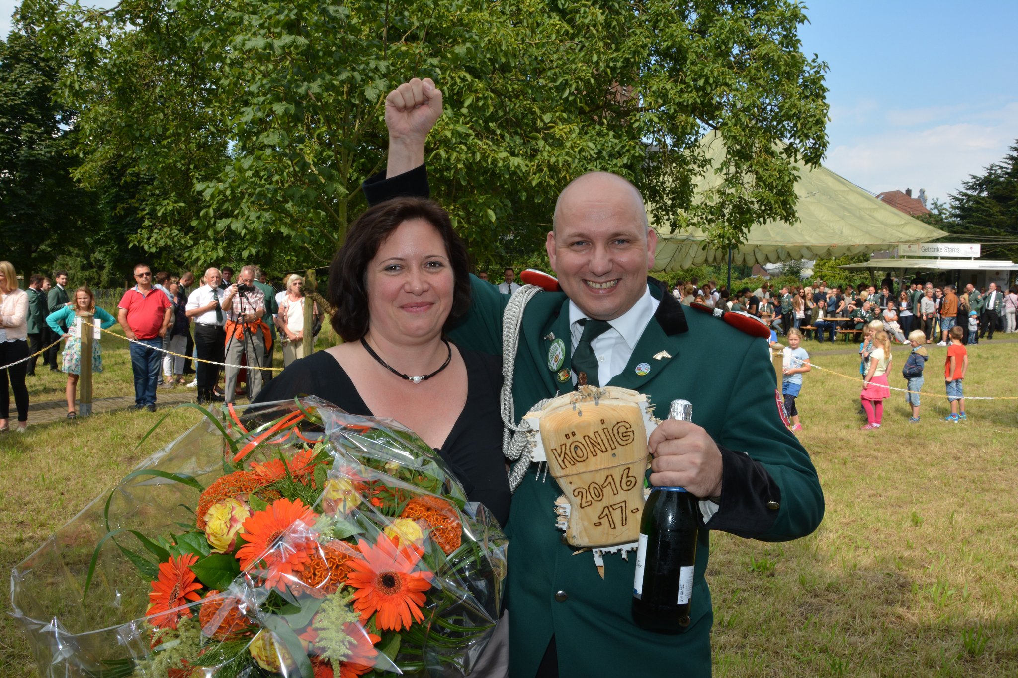 Andre Jansen ist König - helau - Emmerich am Rhein