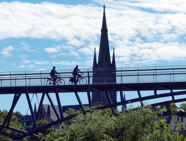 Immer dem Fluss entlang: Der Emscherradweg - Dortmund-City