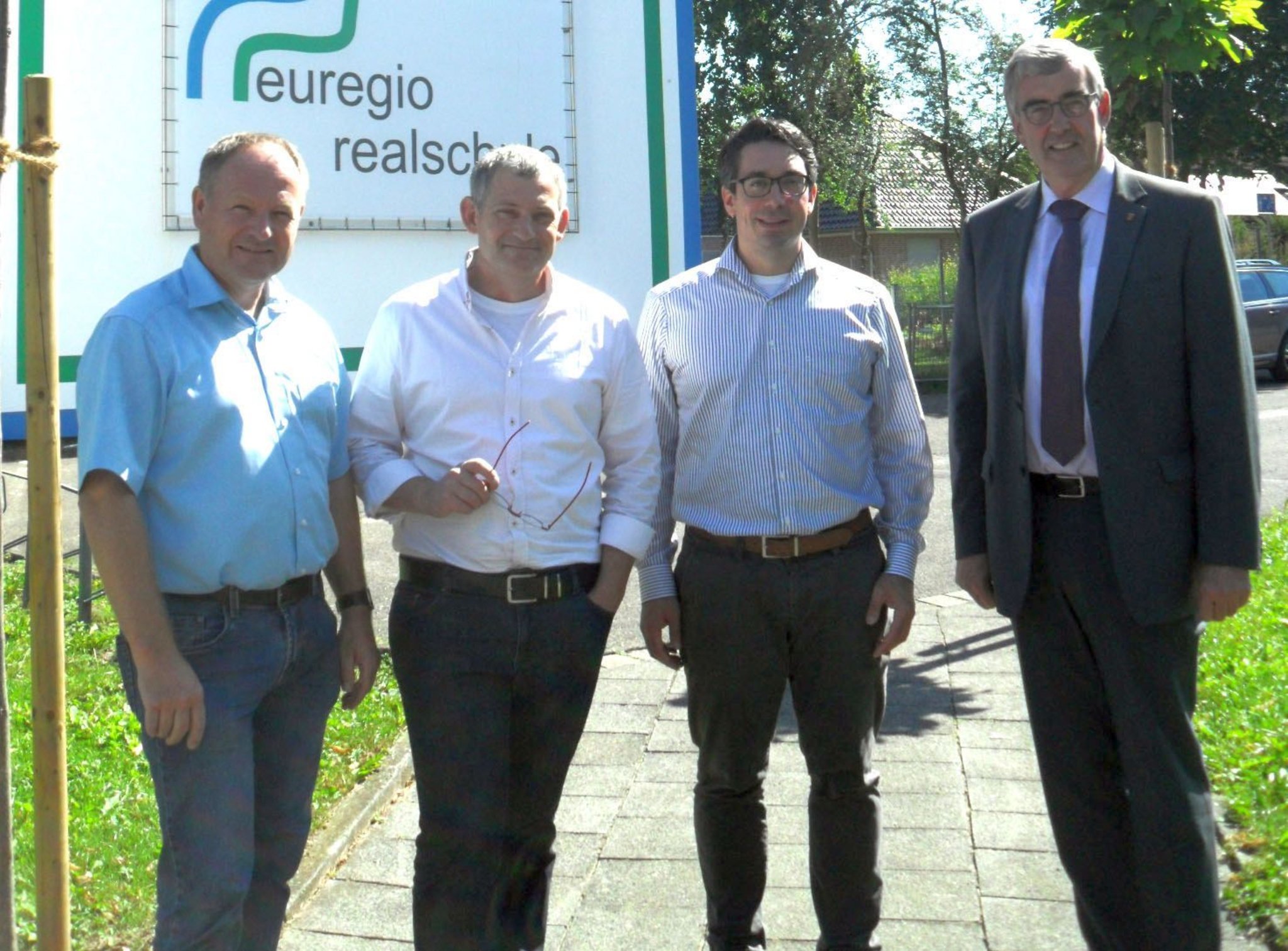 Rouenhoff besucht die Euregio-Realschule - Kranenburg