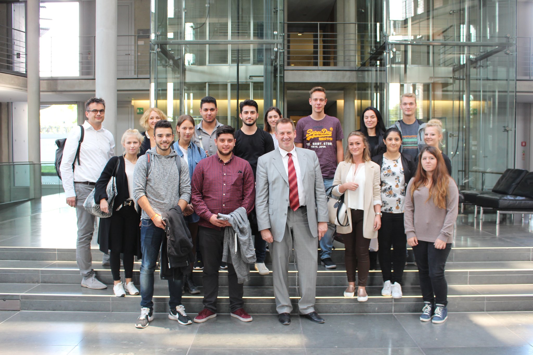 Berufsschüler besuchen Thorsten Hoffmann - Dortmund-City