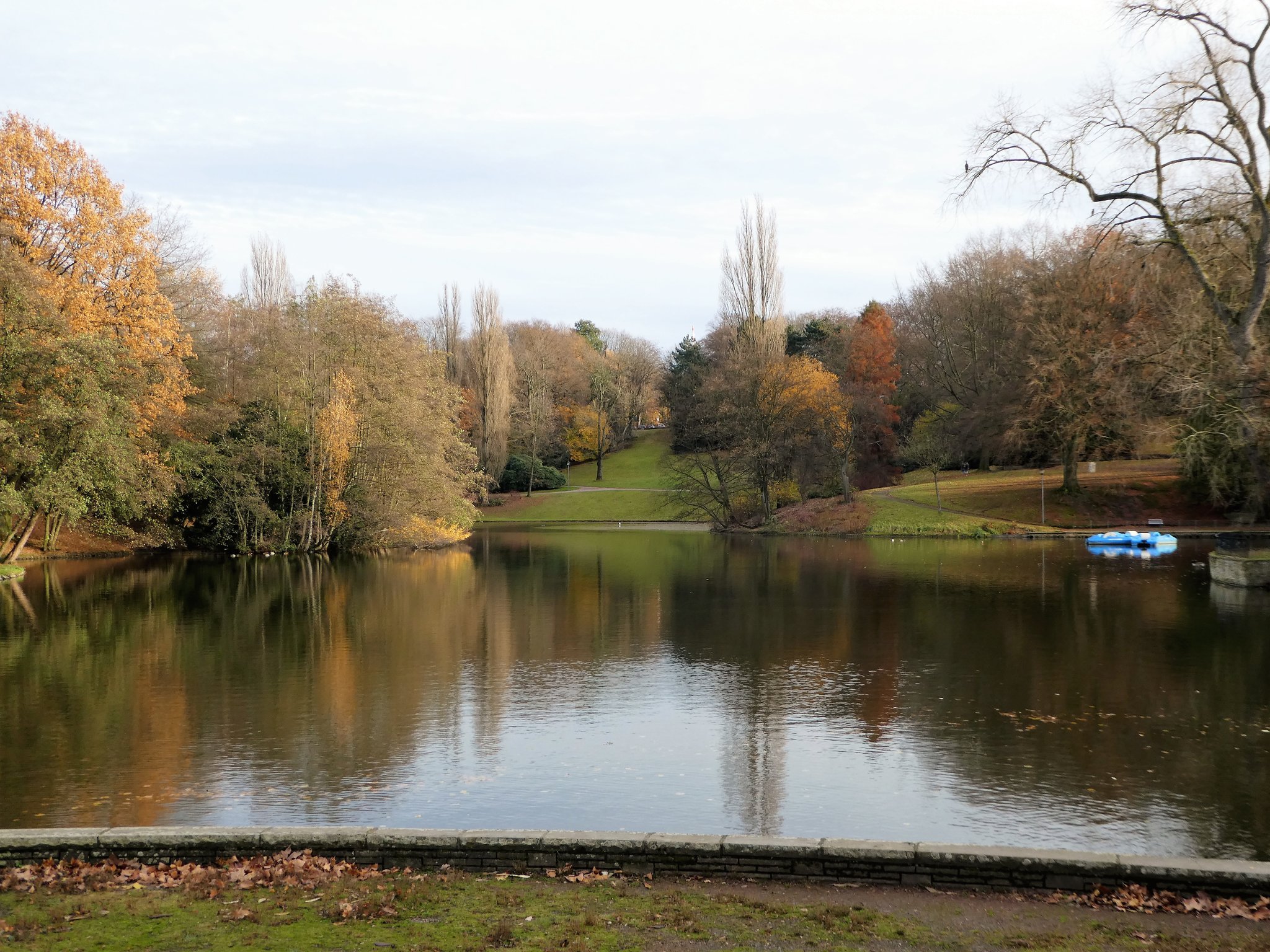 Herbstspaziergang durch den Bochumer Stadtpark. - Bochum