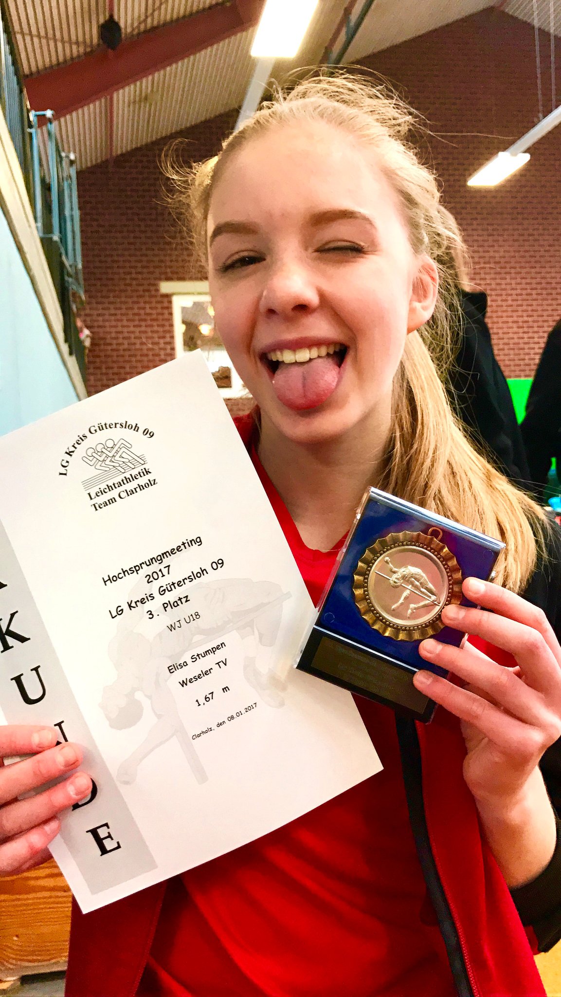 Elisa Stumpen (WTV) beweist ihr "Potenzial" beim Hochsprungmeeting in ...