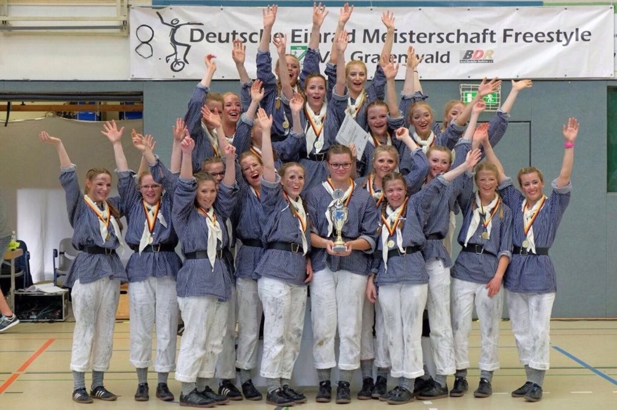 „Freestyle“ bei den Einradfahrerinnen - Dorsten