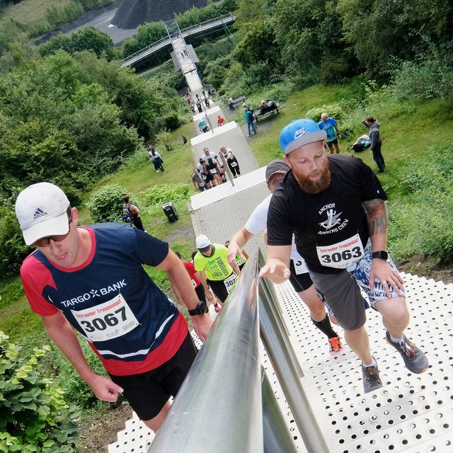 Tetraeder Treppenlauf 2017 in Bottrop......Die Treppen..... - Bottrop