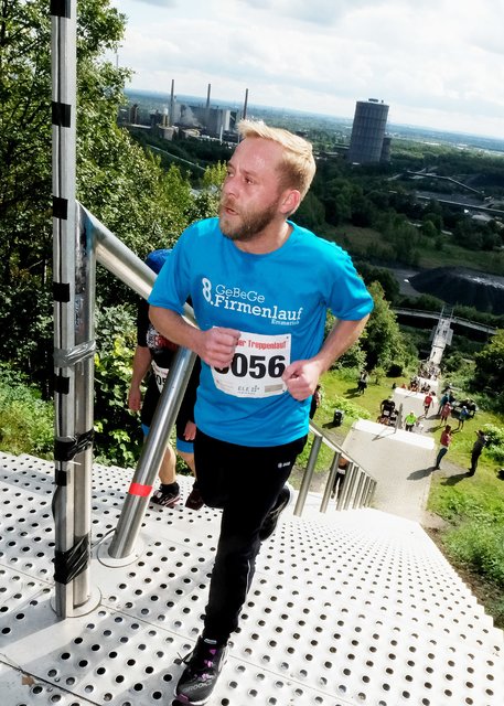Tetraeder Treppenlauf 2017 in Bottrop......Die Treppen..... - Bottrop