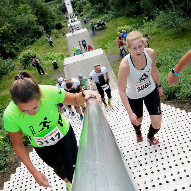 Tetraeder Treppenlauf 2017 in Bottrop......Die Treppen..... - Bottrop