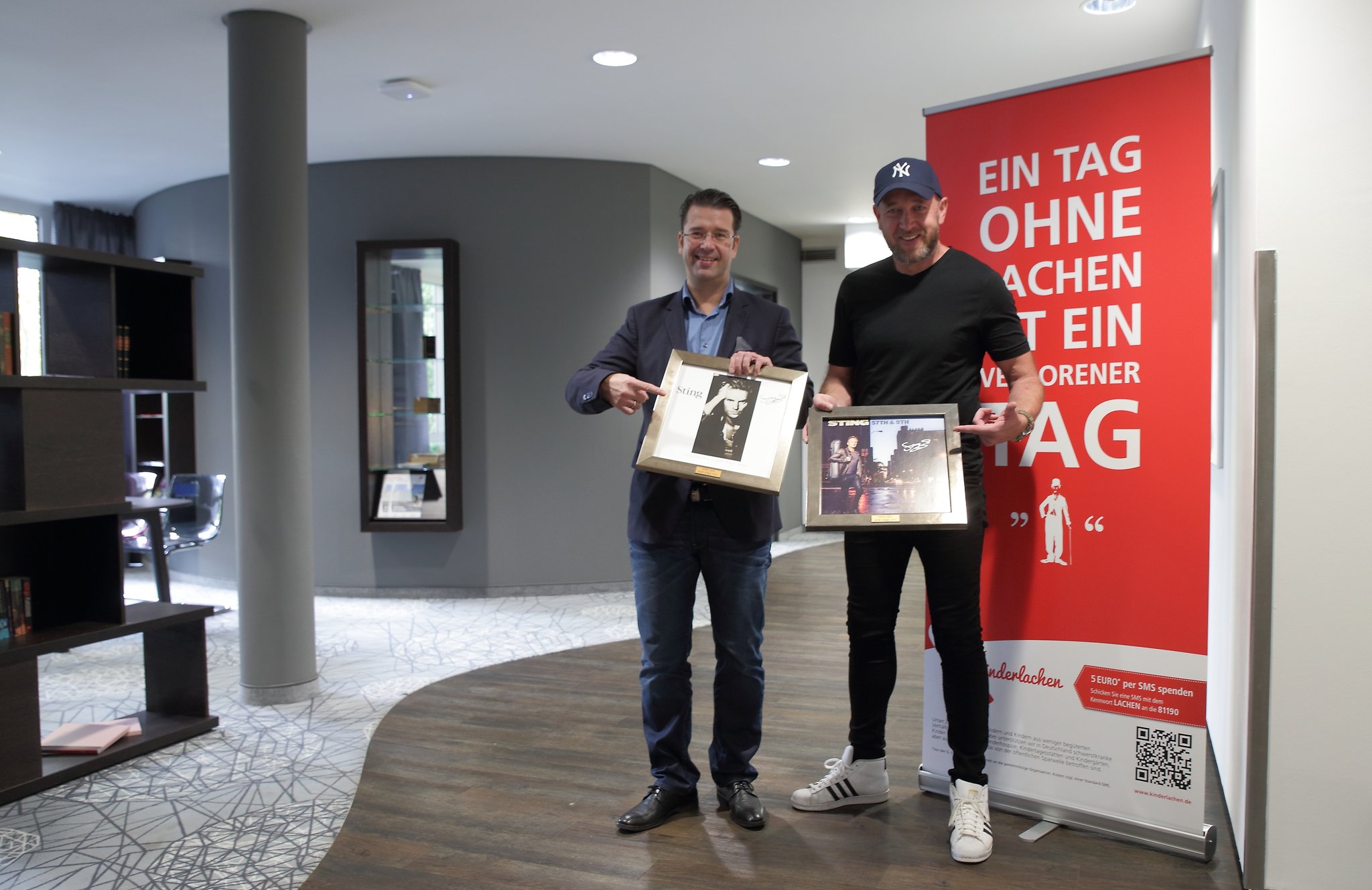 Patrick Lindner, Frank Fleschenberg und Neven Subotic erhalten KIND ...