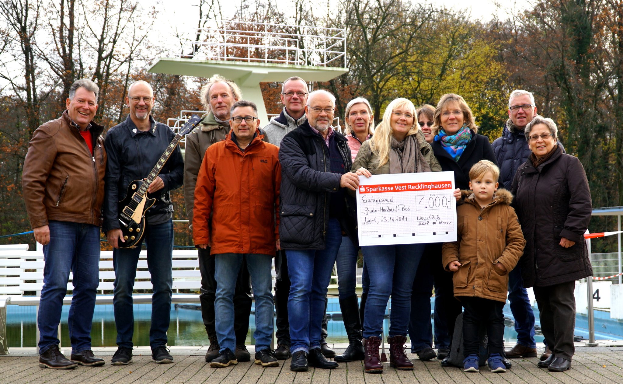 1.000 €-Spende für Winterreparaturen im Guido - Marl