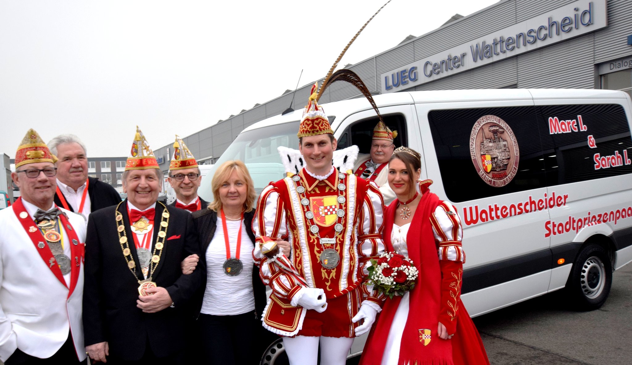 Wattenscheider Stadtprinzenpaar, Marc I.und Sarah I. wird mit ein Stern ...