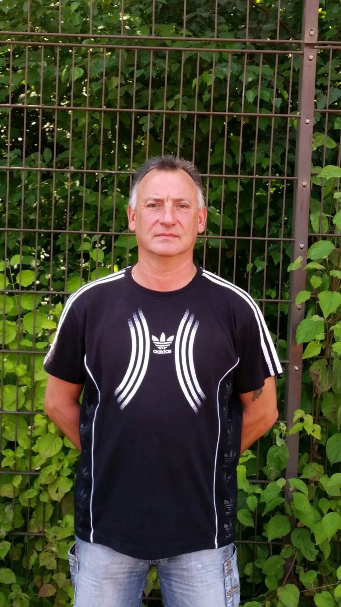 Trainer des FSV Sevinghausen " Kiki "Christian Assmann vor seinem ...